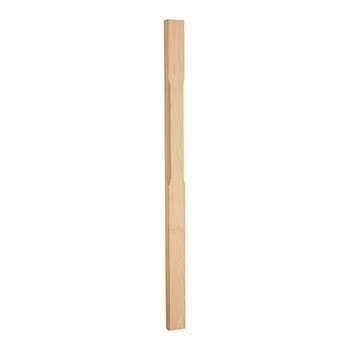 White Oak Stop Chamfered Half Newel Post 41mm | McNairs Building Supplies